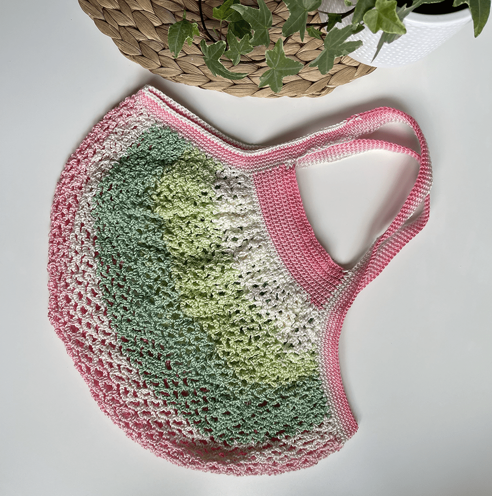 Ručně háčkovaná síťová taška - Vyrobenolaskou.cz, Vyrobenolaskou.cz